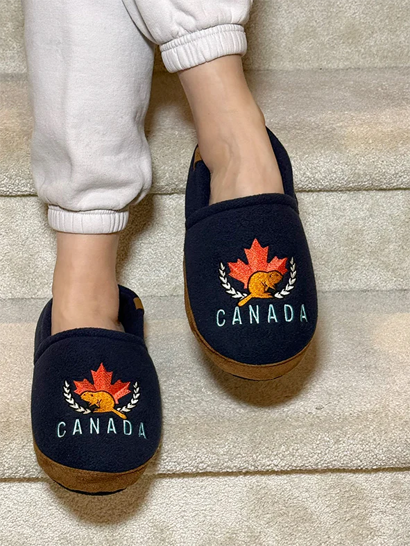 Beaver Heritage Slippers – Birch Hill Studio